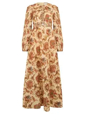 Zimmermann Zimmermann Floral Print Maxi Dress Multicolour