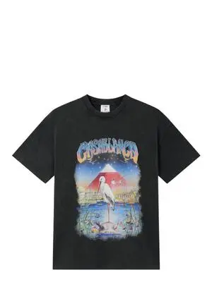 Casablanca Graphic Print T-shirt - Black