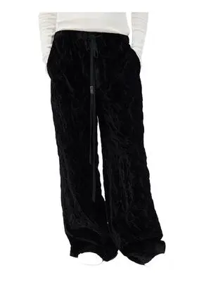 ANN DEMEULEMEESTER Fin Lounge Track Pants - Black