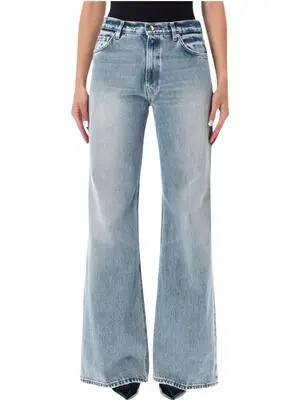 HAIKURE Clara Flare Jeans - Blue