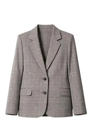 IRO PARIS Iro Single-Breasted Plaid Blazer