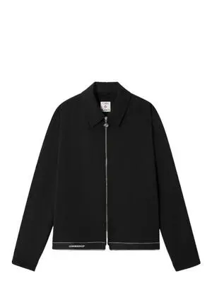 Casablanca Tailored Sports Jacket With Logo Detail - Black