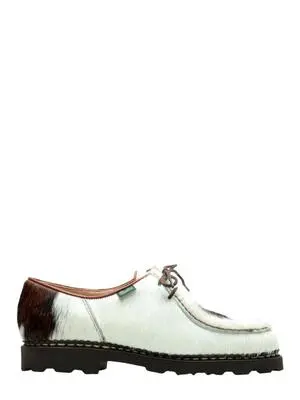 Paraboot Animal Print Lace-up Low Top Sneakers - White