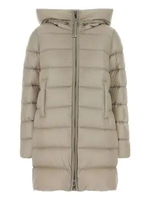Moncler Sand Nylon Suyenne Down Jacket - Light Brown