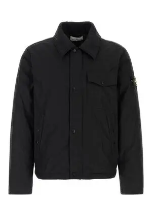 Stone Island Down Jacket - Black