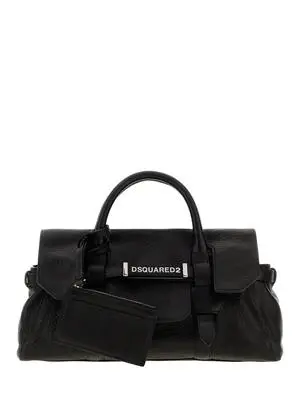 Dsquared2 Leather Handbag - Black