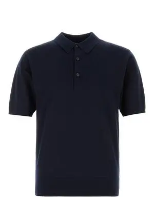 Dries Van Noten Navy Wool Murice Solo Shirt - Blue