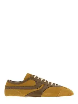 Dries Van Noten Suede Sneakers - Yellow