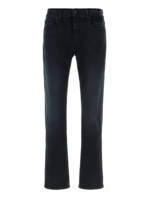 Seven For All Mankind Stretch Denim Jeans - Blue