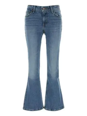LEVI'S Stretch Denim Flare Jeans - Blue