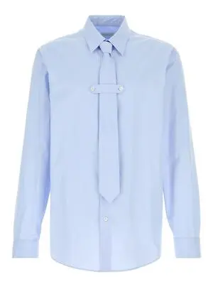 Dries Van Noten Light Cilian Poplin Shirt - Blue