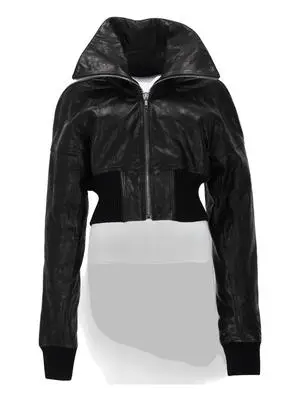 Rick Owens Cropped Jacket - Black
