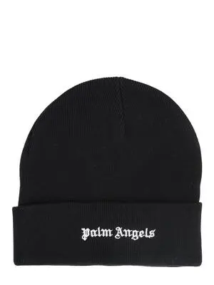 Palm Angels Logo Beanie - Black