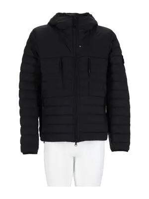 Stone Island Hooded Jacket - Black