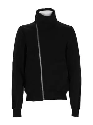 Rick Owens Zip Up Jacket - Black