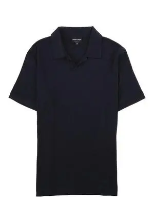 Giorgio Armani Short Sleeve Polo - Black