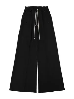 Rick Owens Wide Leg Trousers - Black