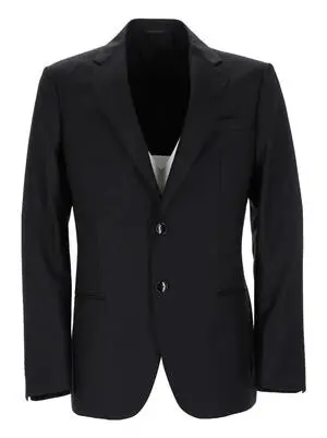 Giorgio Armani Wool And Cashmere Blazer - Gray