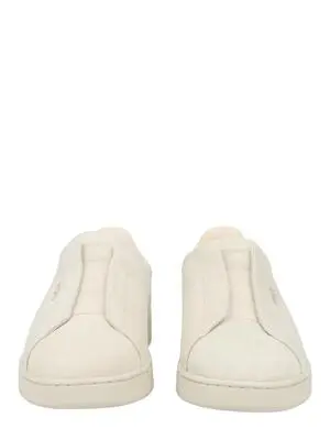 Axel Arigato Off-white Leather Slip-on Sneakers - Cream