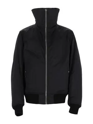 Rick Owens Zip Up Bomber Jacket - Black