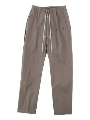 Rick Owens RICK OWENS Zip Up Drawstring Trousers Brown