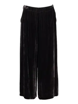 P.a.r.o.s.h P.A.R.O.S.H. Viscose Silk Blend Trousers Brown