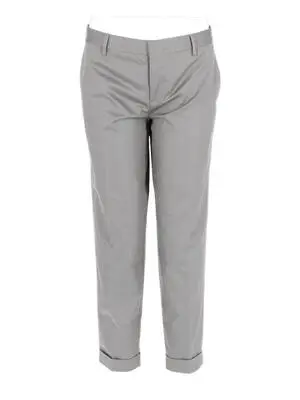 Dsquared2 Cotton Blend Trousers - Gray