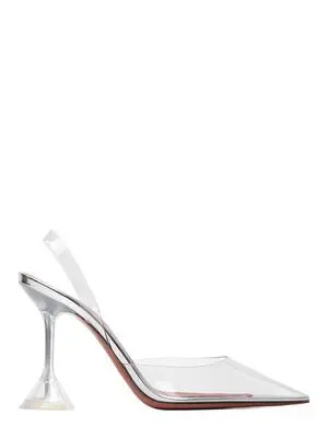 AMINA MUADDI Amina Muaddi Holli Glass Sling 95 High-Heeled Sandals