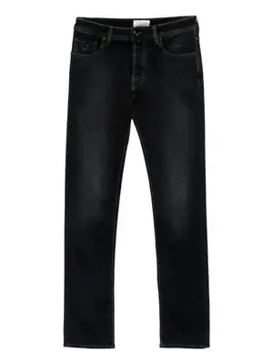 JACOB COHEN Jacob Cohen Logo-Patch Slim-Fit Jeans