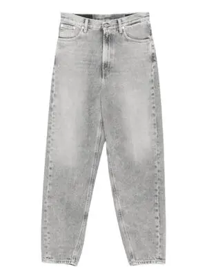 DONDUP Bessie Logo Patch Jeans - Gray