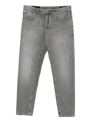 DONDUP Faded Whiskered Jeans - Gray