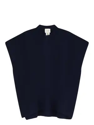 ALYSI Sleeveless Knitted Vest - Black
