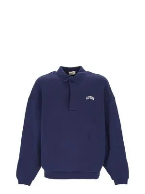 AUTRY Main Logo Polo Sweatshirt - No