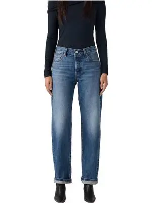 LEVI'S High-rise Straight Jeans - Blue