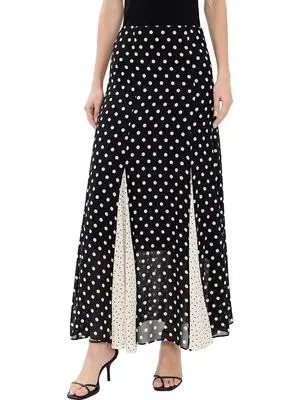 REFORMATION Sally Skirt - Dot Mix