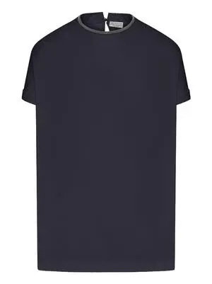 Brunello Cucinelli BRUNELLO CUCINELLI Cotton Elastane T-shirt Multicolor