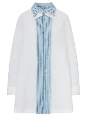 Loewe LOEWE Technical Cotton Dress With Striped Details Multicolor