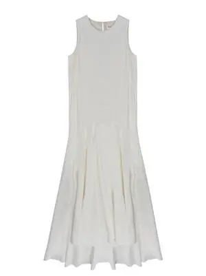 P.a.r.o.s.h P.A.R.O.S.H. Viscose And Linen Dress Cream