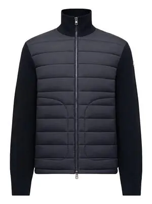 Moncler Padded Zip-up Cardigan - Blue