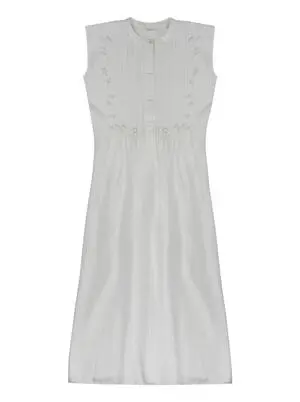 P.a.r.o.s.h Silk Dress - White