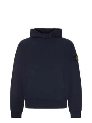 Stone Island Stone Island Cotton Hoodie Blue