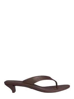 Gucci Vittoria Sandal In Rubber - Brown