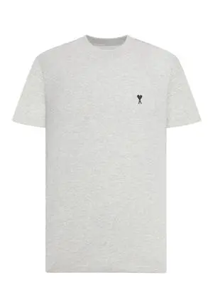 AMI Paris Ami Paris Men Ami De Coeur T-Shirt In Organic Cotton Jersey Multicolor