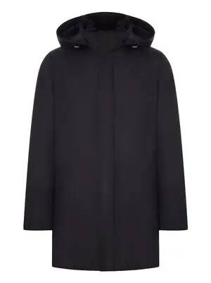 Herno Technical Hooded Parka - Black