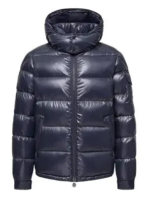 Moncler Maya Short Hooded Down Jacket - Blue