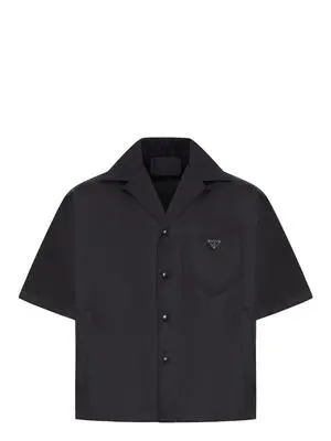 Prada Short-sleeved Re-nylon Shirt - Black