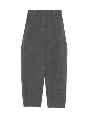 LISA YANG Grey Cashmere Wide Leg Trousers - Gray