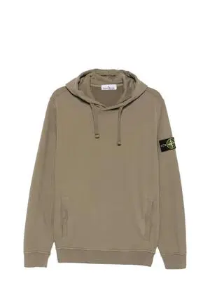 Stone Island Cotton Hoodie - Green