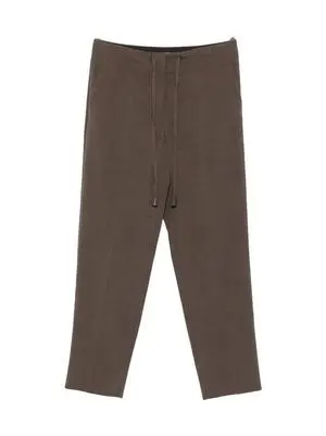 Giorgio Armani Straight Leg Trousers - Gray