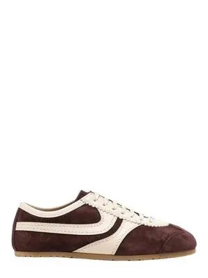 Dries Van Noten Suede Panel Sneakers - Brown